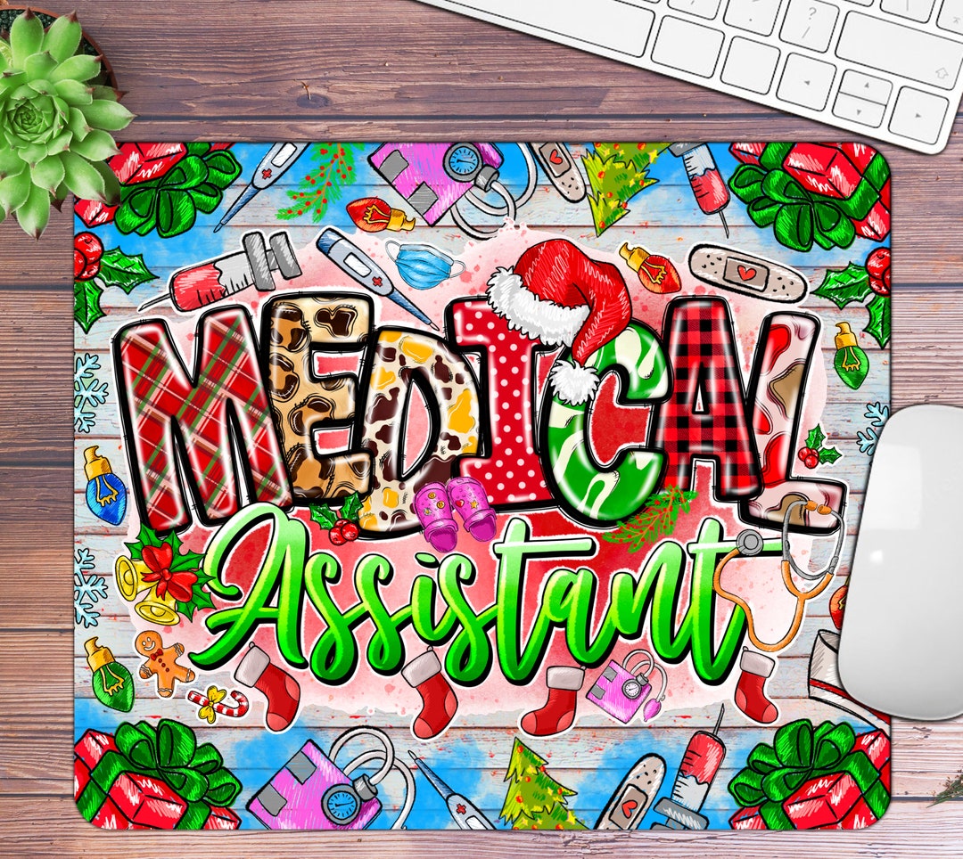 Christmas Medical Assistant Mouse Pad Png Sublimation Design Download ...