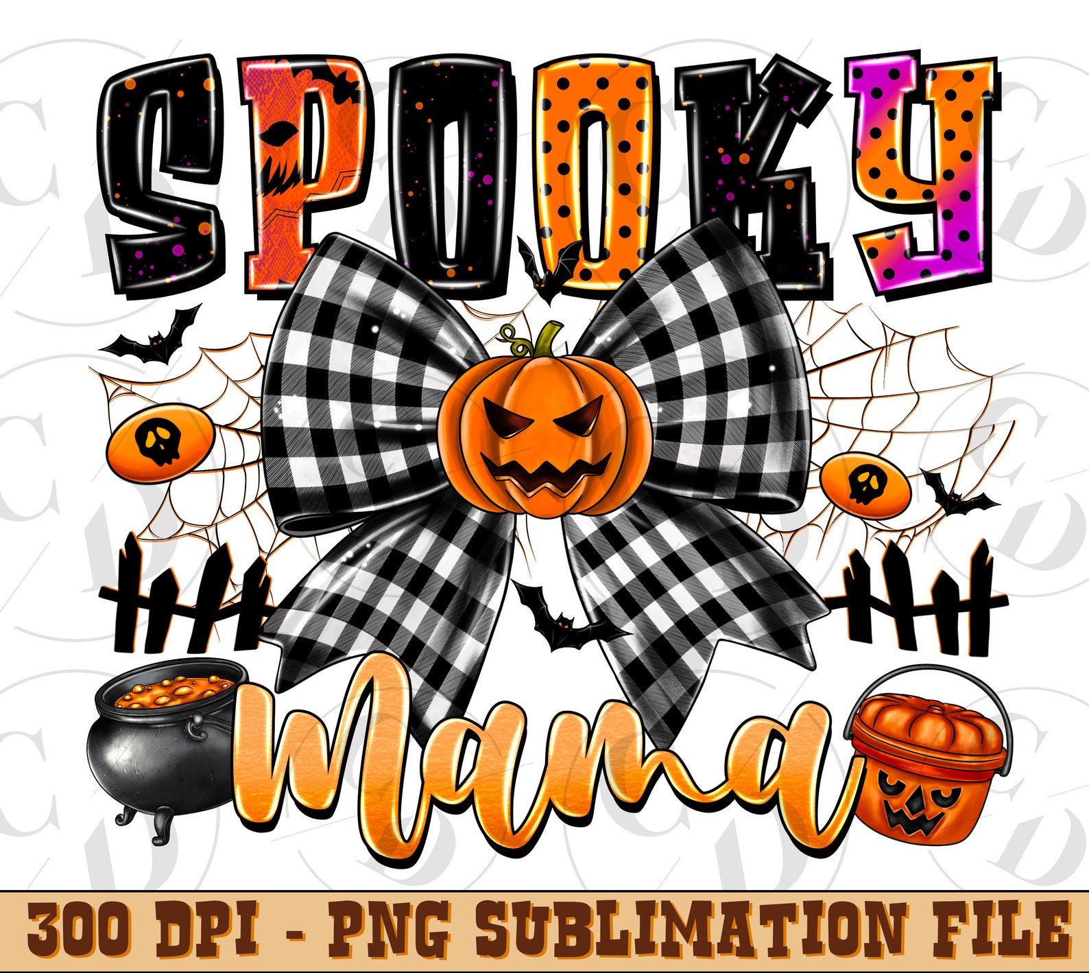 Spooky Mama Halloween Png, Spooky Mama Png , Happy Halloween Png ...