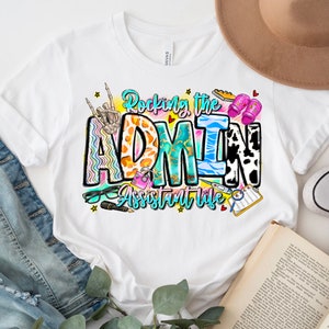 Admin Assistant Png Sublimation Design Download, Rocking the Admin ...