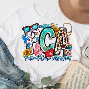 PCA Patient Care Assistant Png Sublimation Design Download, Western PCA ...