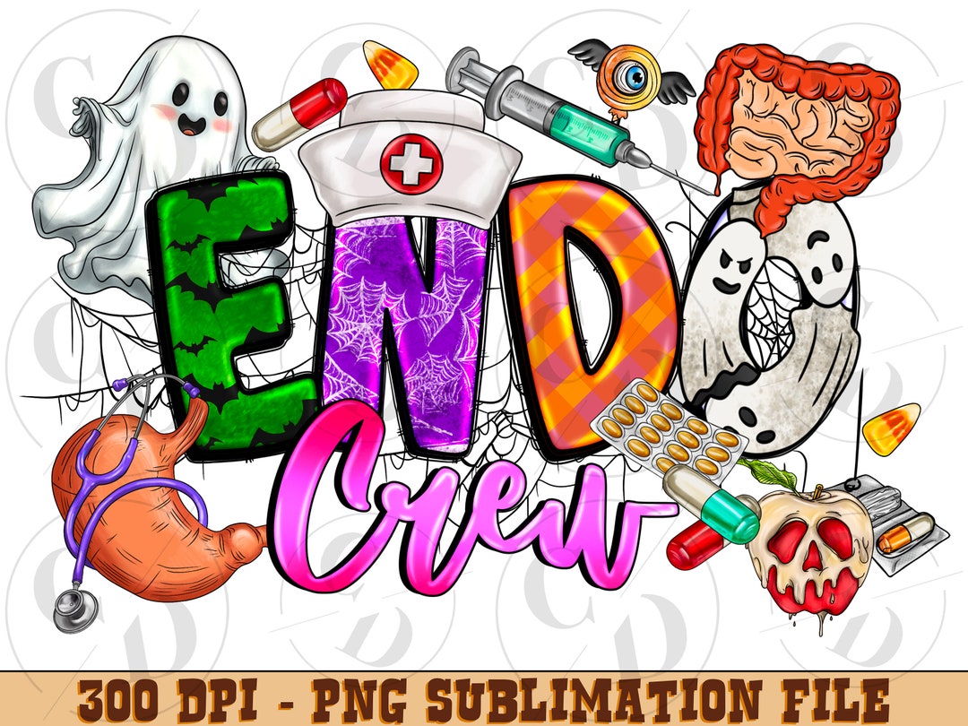 Halloween Endo Crew PNG, Endoscopy Halloween Png, Halloween PNG, Endo ...