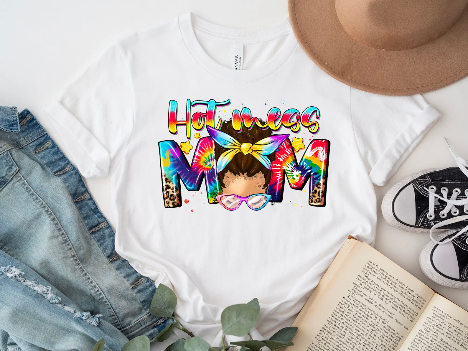 Hot Mess Mom Png, Sublimation Design Download, Mother's Day Png ...