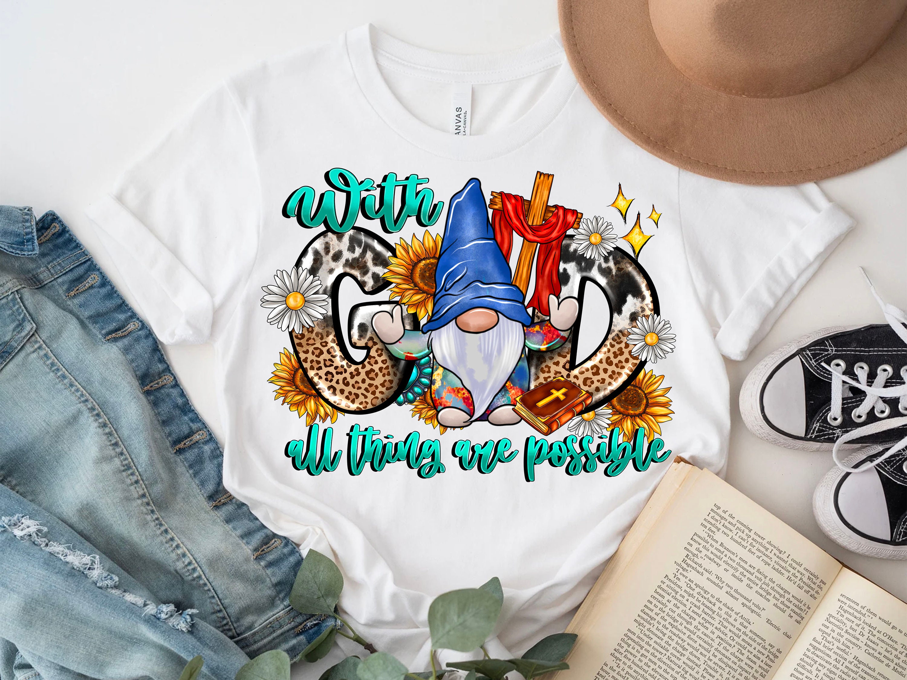 Christian Gnome PNG, Sunflower Design, Western God Art (digital ...
