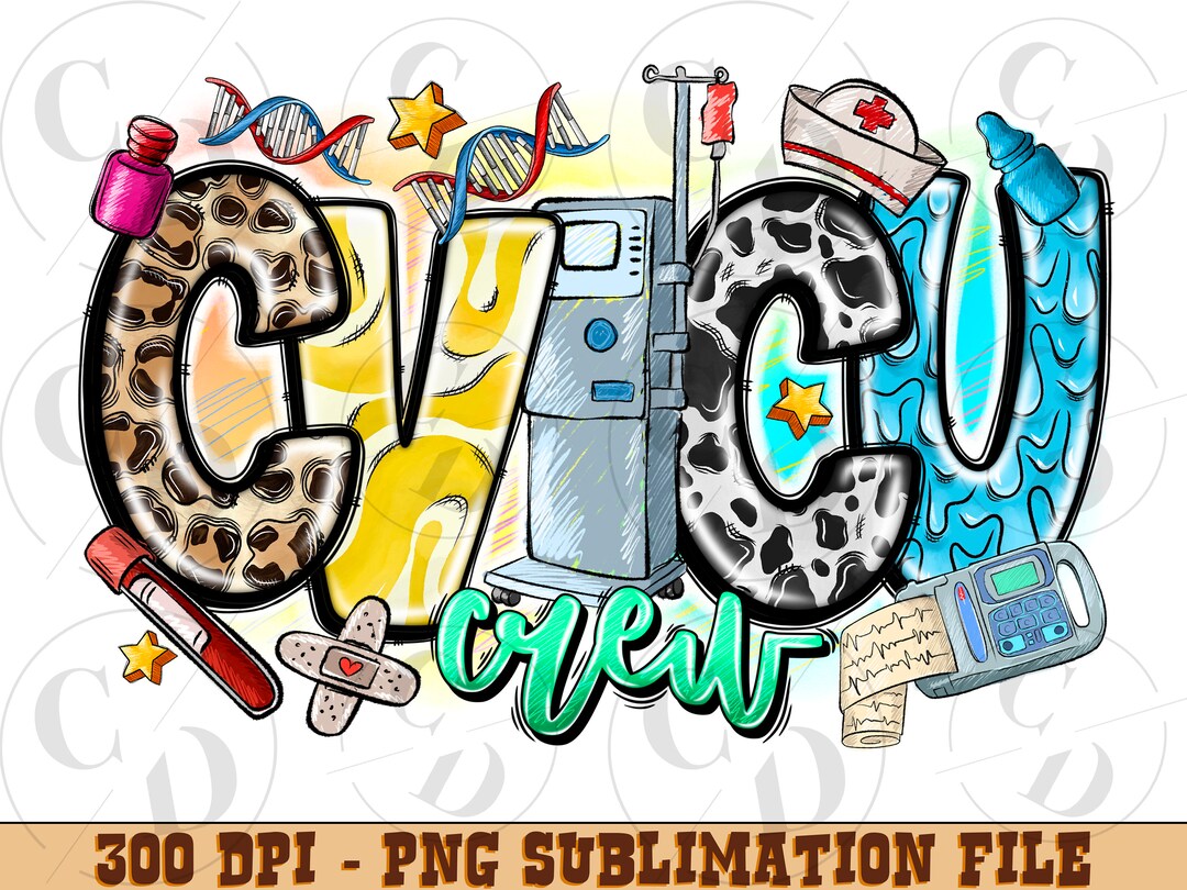 Western CVICU Crew Png Sublimation Design Download, CVICU Nurse Png ...