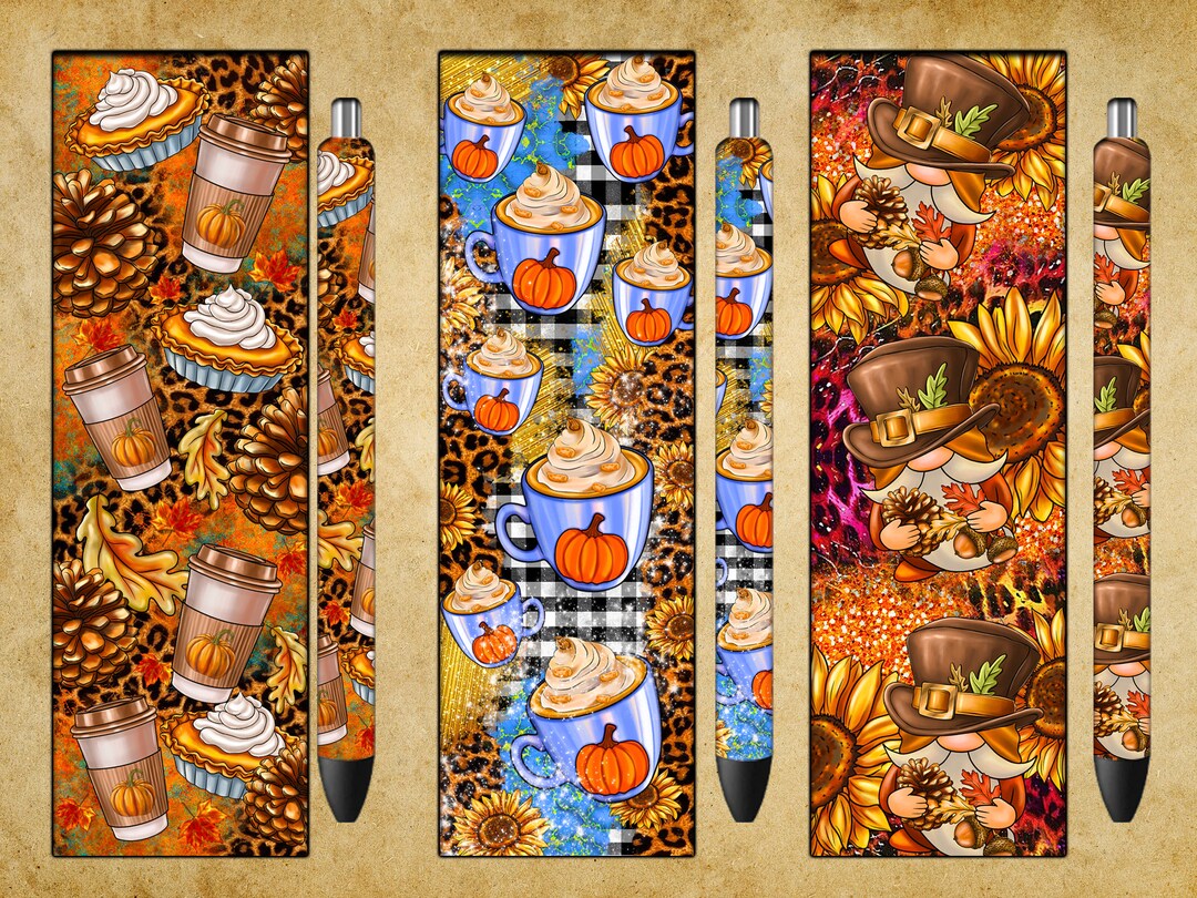 Western Fall Pen Wrap Png Sublimation Design, Fall Png, Fall Gnomes Png ...