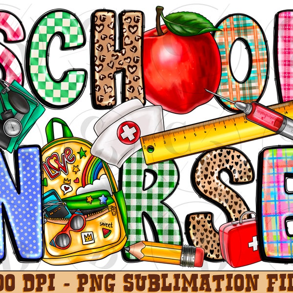 School Nurse Art - Etsy