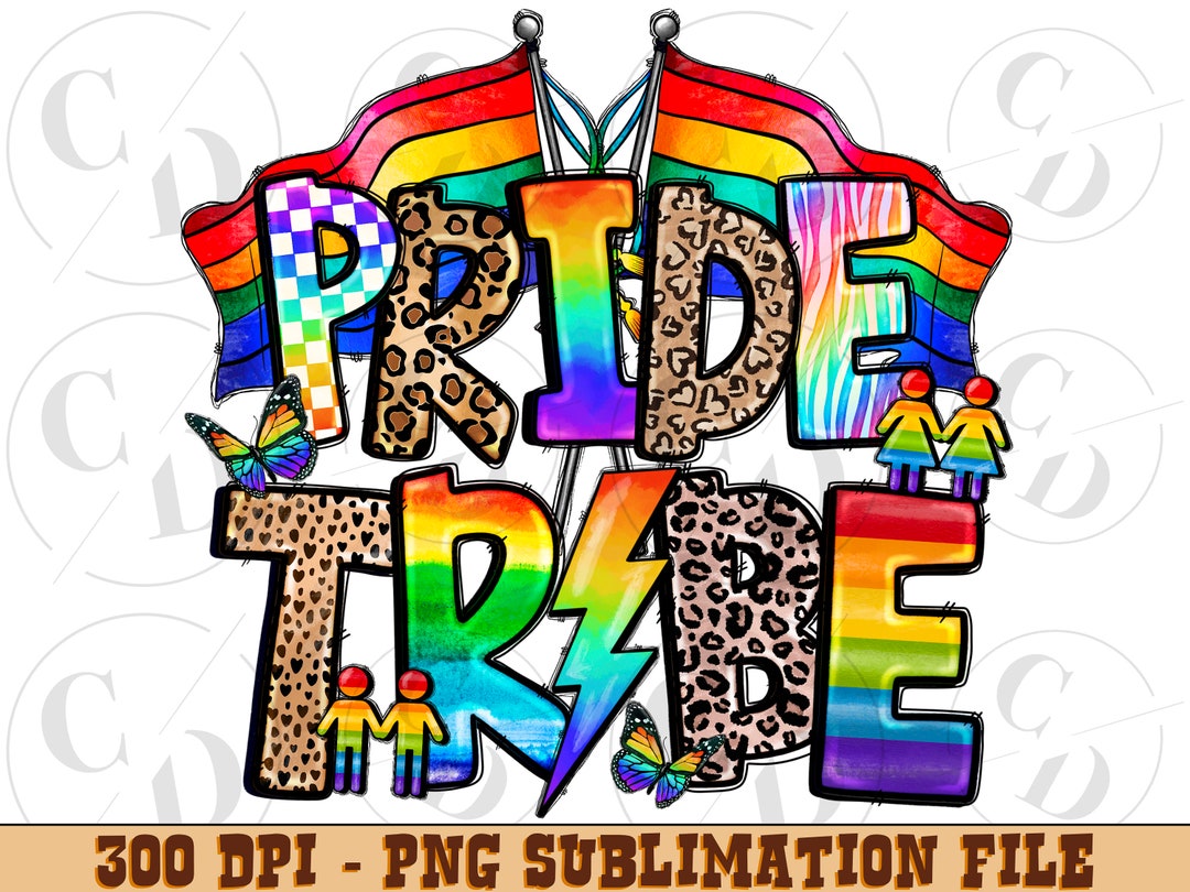 Pride Tribe Png Sublimation Design Download, LGBTQ+ Png, Love is Love ...