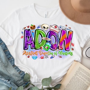 Adon Assistant Director of Nursing Halloween Png Sublimation Design ...