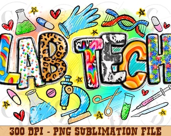 Lab Tech Png Sublimation Design Download, Lab Technician Png ...