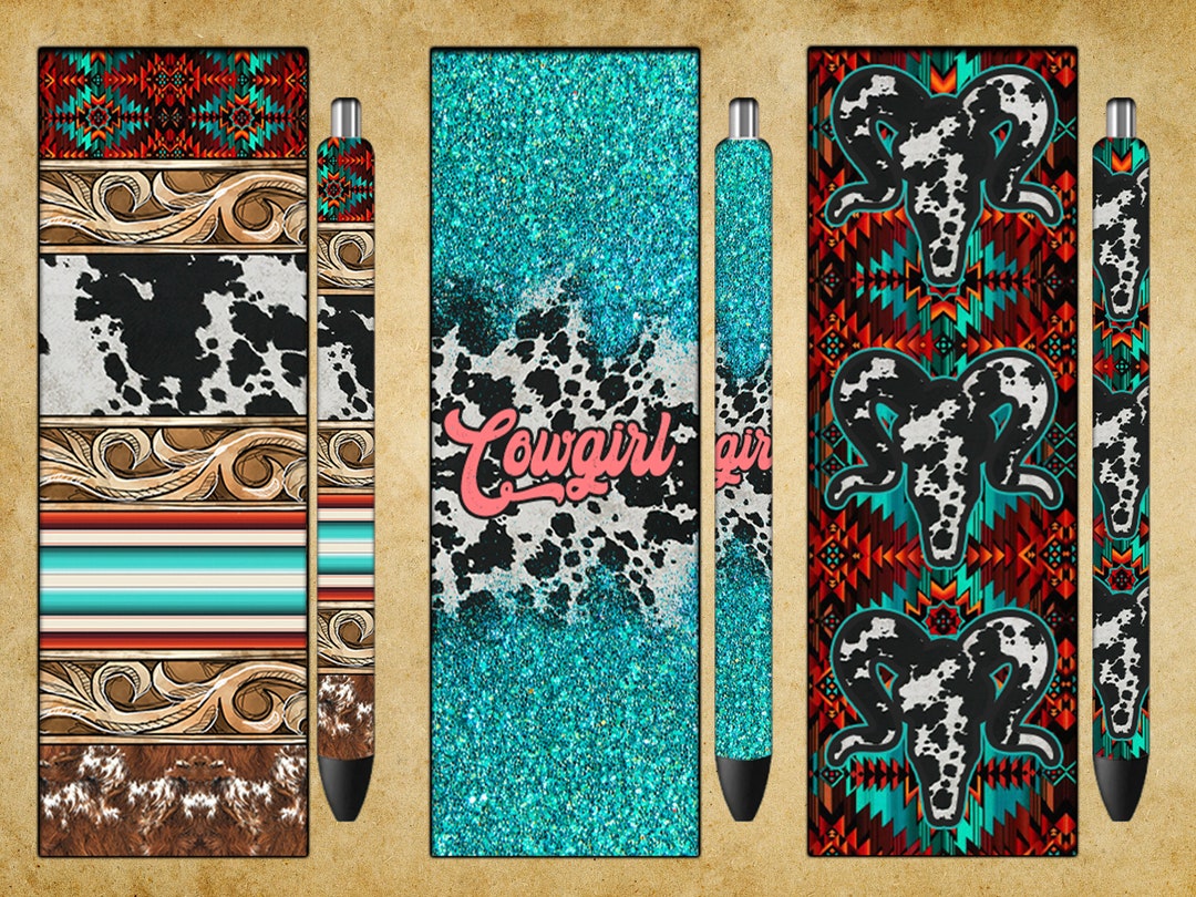 Western Pen Wraps Design, Western Design, Western Pencil , Western Pen ...