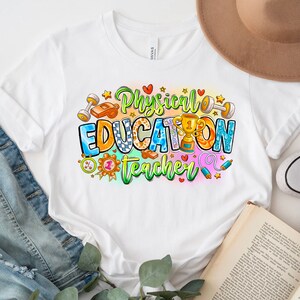 PE Physical Education Teacher Png Sublimation Design Download,teacher ...