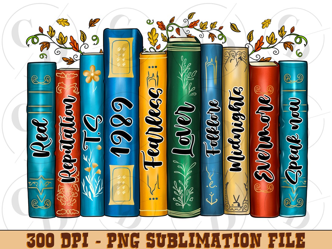 Swifte a Books Png, Sublimate Design, Sublimation Design, Books Png ...