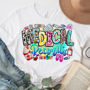 Medical Records Png Sublimation Design,medical Records Design,nurse ...