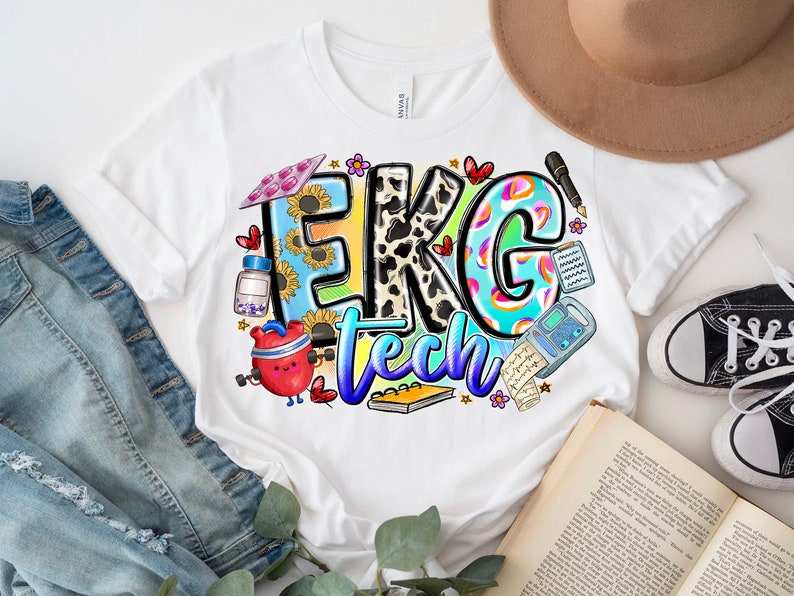 Western EKG Tech Png Sublimation Design Download EKG Tech - Etsy