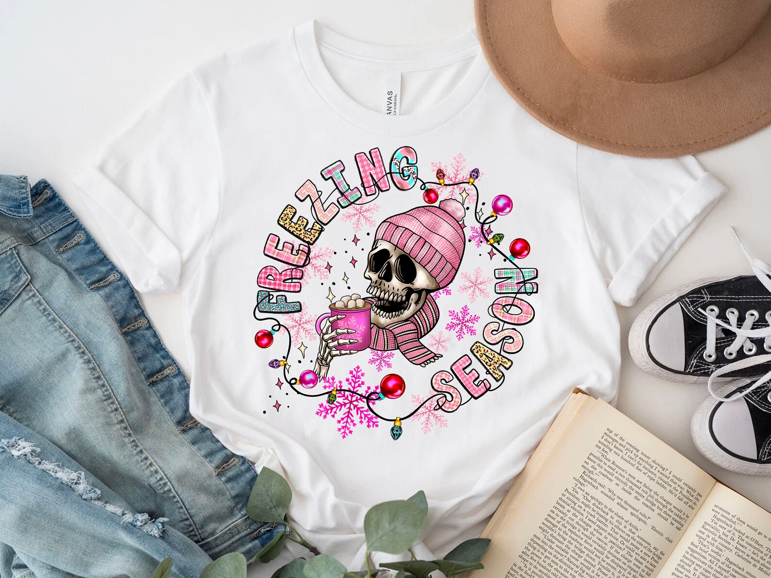 Freezing Season Skeleton Png Sublimation Design, Winter Skeleton Png ...