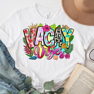 Vacay Vibes PNG, Vacay Beach Vibes, Tie Dye, Vacation, Vacay Mode ...
