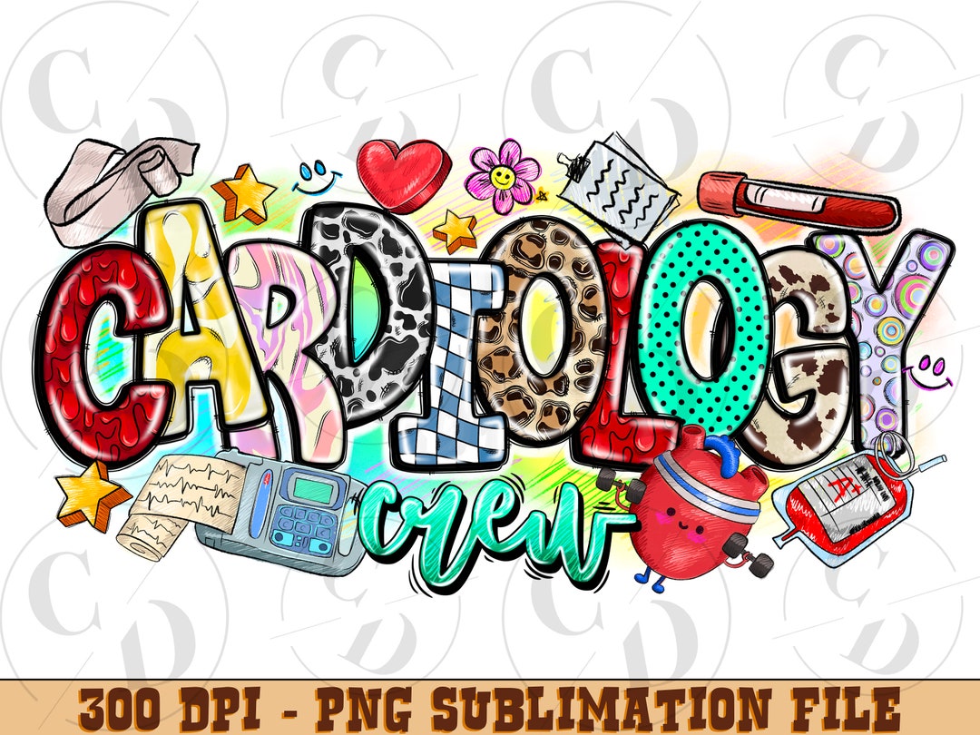Cardiology Crew PNG, Nurse Sublimation Design (digital Download) - Etsy