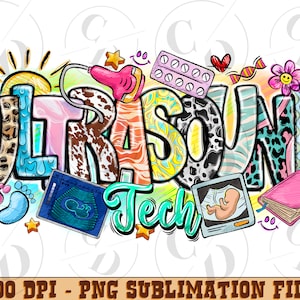 Ultrasound Tech PNG Sublimation Design (digital Download) - Etsy