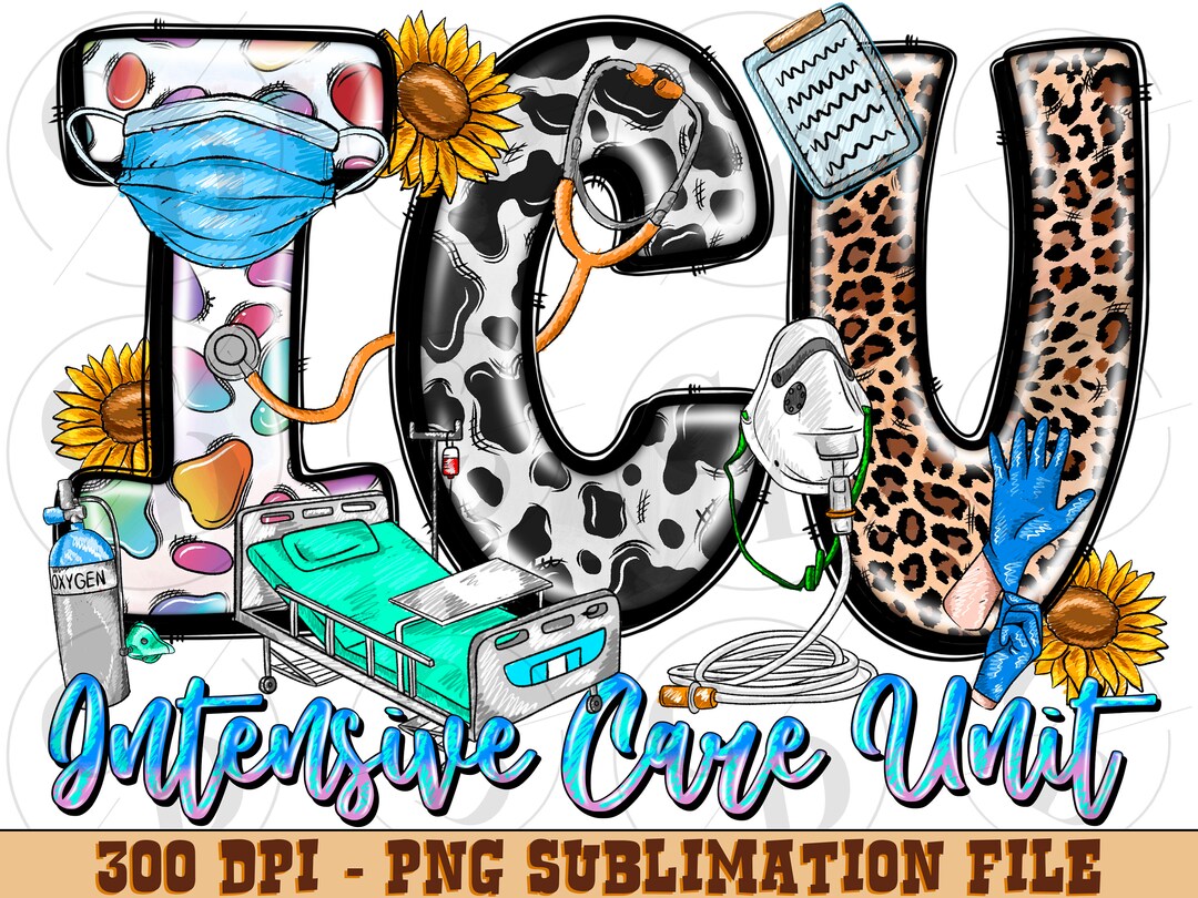 Intensive Care Unit PNG, Nurse Therapist Design (sublimation Download ...
