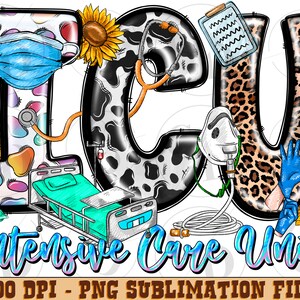 Intensive Care Unit PNG, Nurse Therapist Design (sublimation Download ...