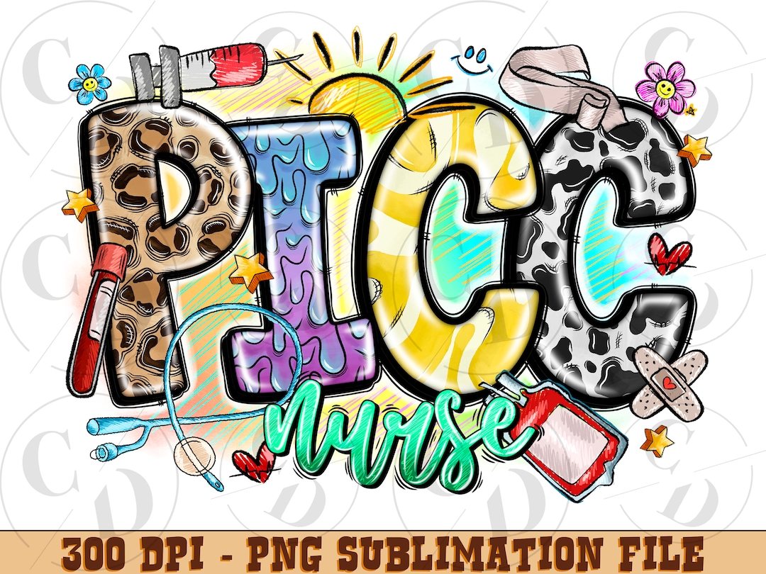 Picc Nurse Png Sublimation Design Download, Nursing Png, Picc Png ...