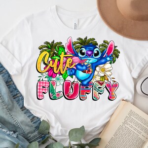 Cute and Fluffy Stitch Png Sublimation Design Download, Cute Stitch Png ...