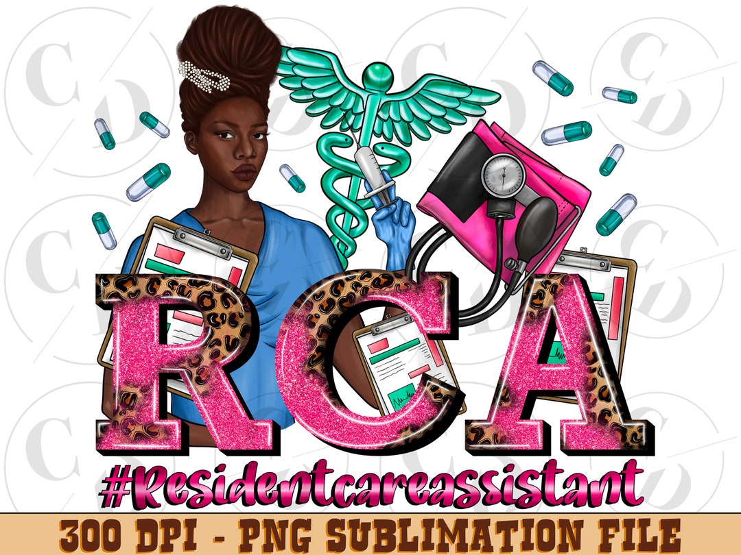 RCA Resident Care Assistant PNG, Nurse Clipart (digital Download) - Etsy