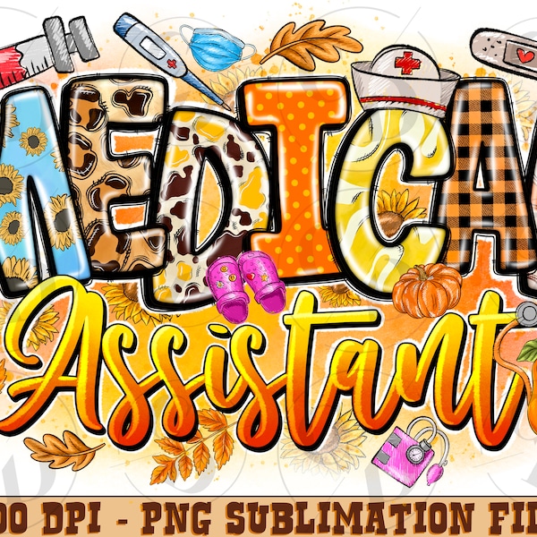 Fall Medical Assistant Png - Etsy