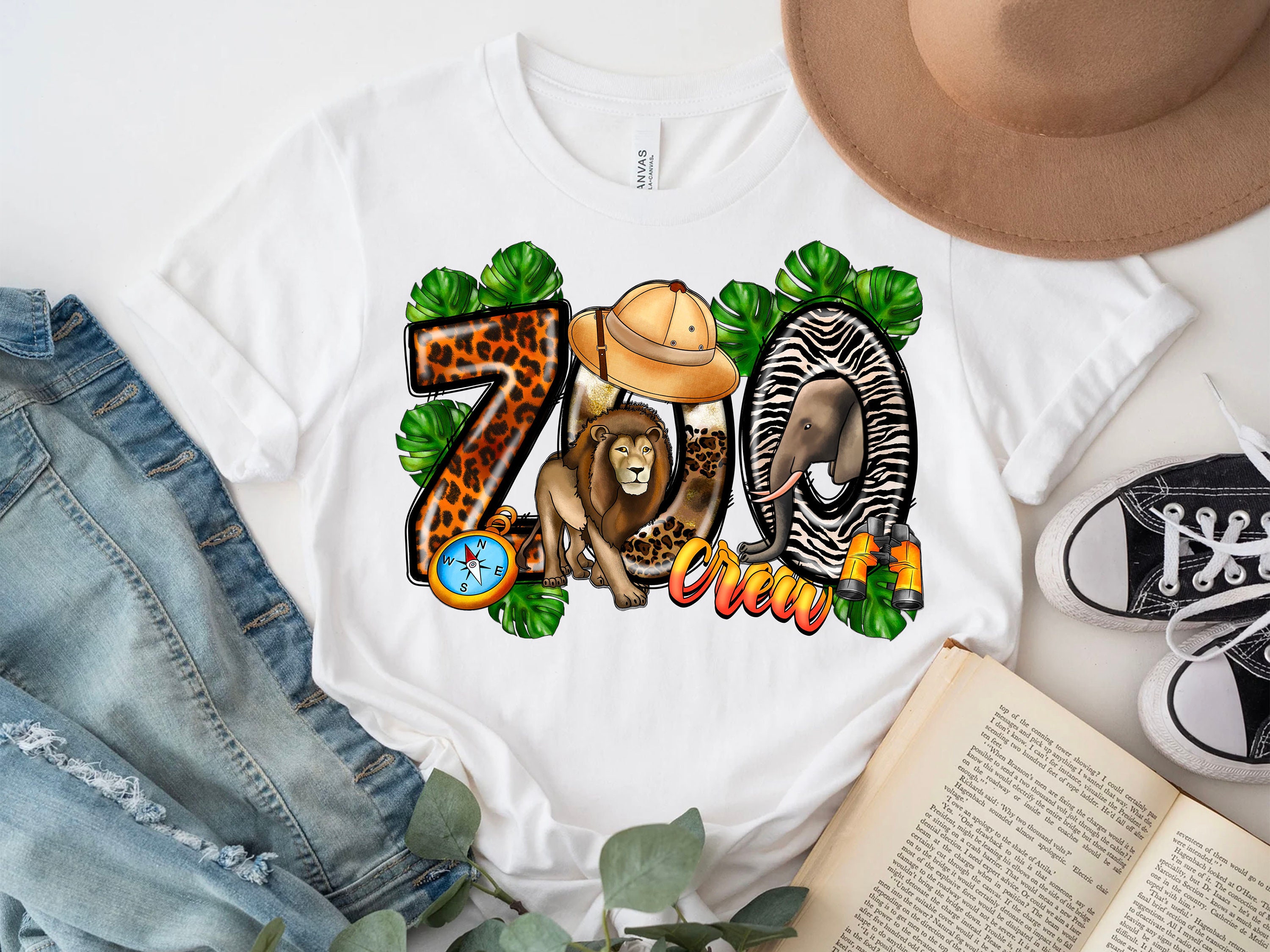 Zoo Crew Animals PNG, Safari Party Design (digital Download) - Etsy