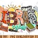 Library Crew Png, Library Sublimation Designs, Back to School Png ...