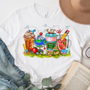 Teacher Coffee Cups Png Sublimation Design, Teacher Clipart, Teacher's ...