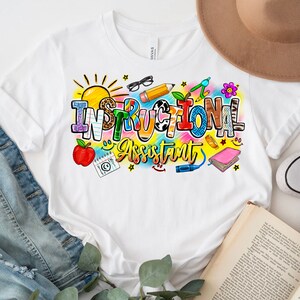 Instructional Assistant Png Sublimation Design, Teacher Appreciation ...