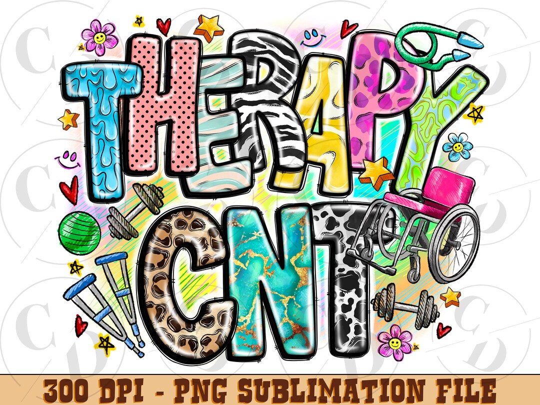 Therapy CNT Png Sublimation Design, Nurse Png, Nursing Png, Nurse Png ...