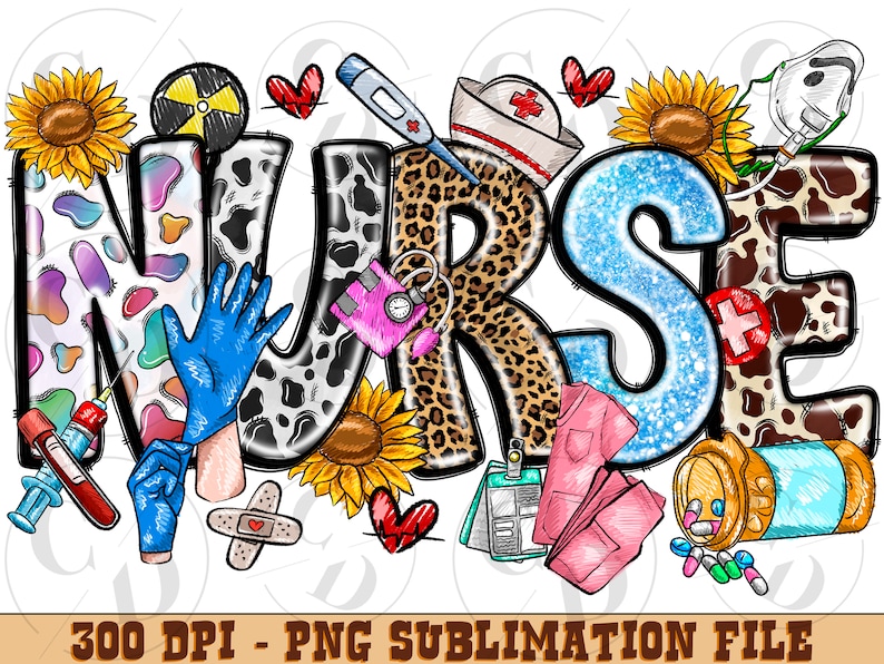 Nurse Sublimation Design Png Nurse Pngnurse Life Png Nurse - Etsy