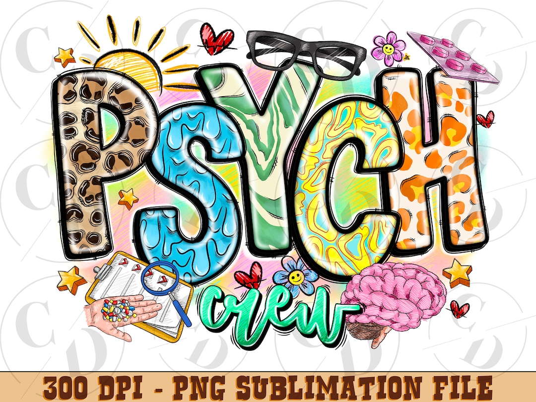 Psychiatric Crew Sublimation Design Downloads, Nurse Sublimation Design ...