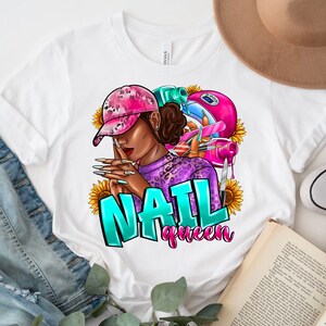 Nail Queen, Nail Tech, Nail Technician, Digital Download, Png, Nail ...