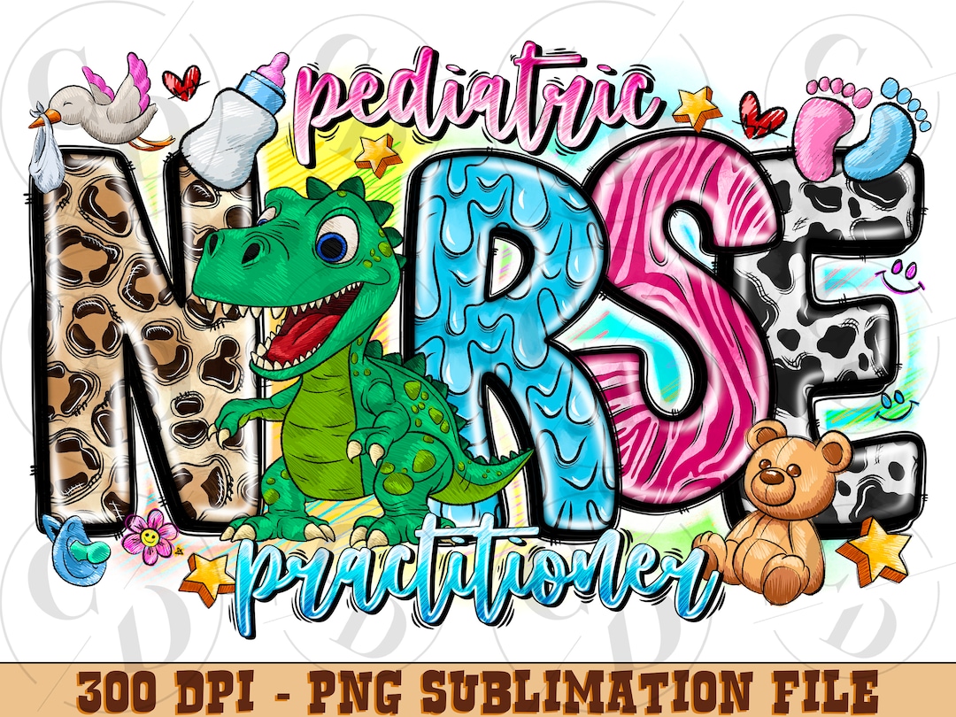 Pediatric Nurse Practitioner Png Sublimation Design Download, Nurse Png ...