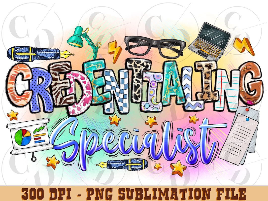 Credentialing Specialist PNG, Medical Office Design (digital Download ...
