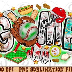 Game Day Baseball Png, Game Day Png, Baseball Design, Baseball ...