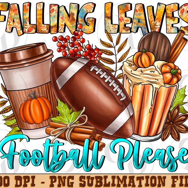 Autumn Leaves and Football Please - Etsy
