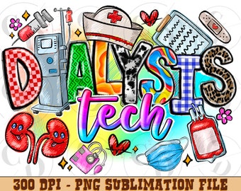 Dialysis Tech Png Sublimation Design Download, Western Dialysis Png ...