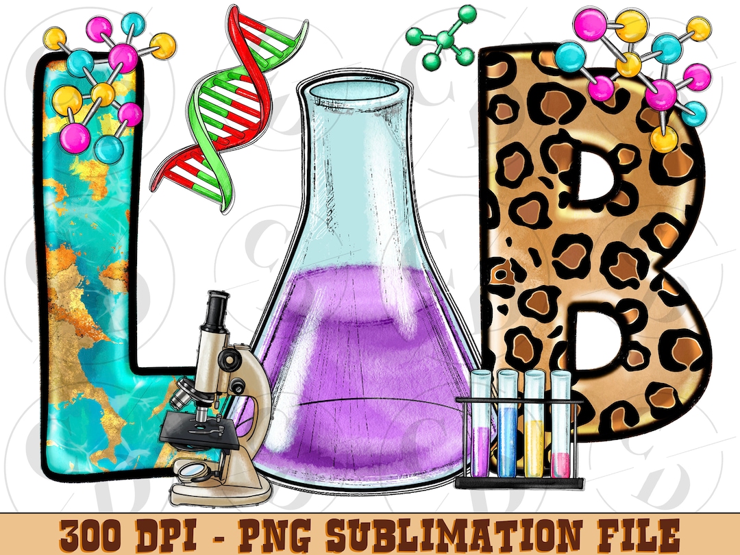 Laboratory Life PNG, Science Lab Sublimation Design (digital Download ...