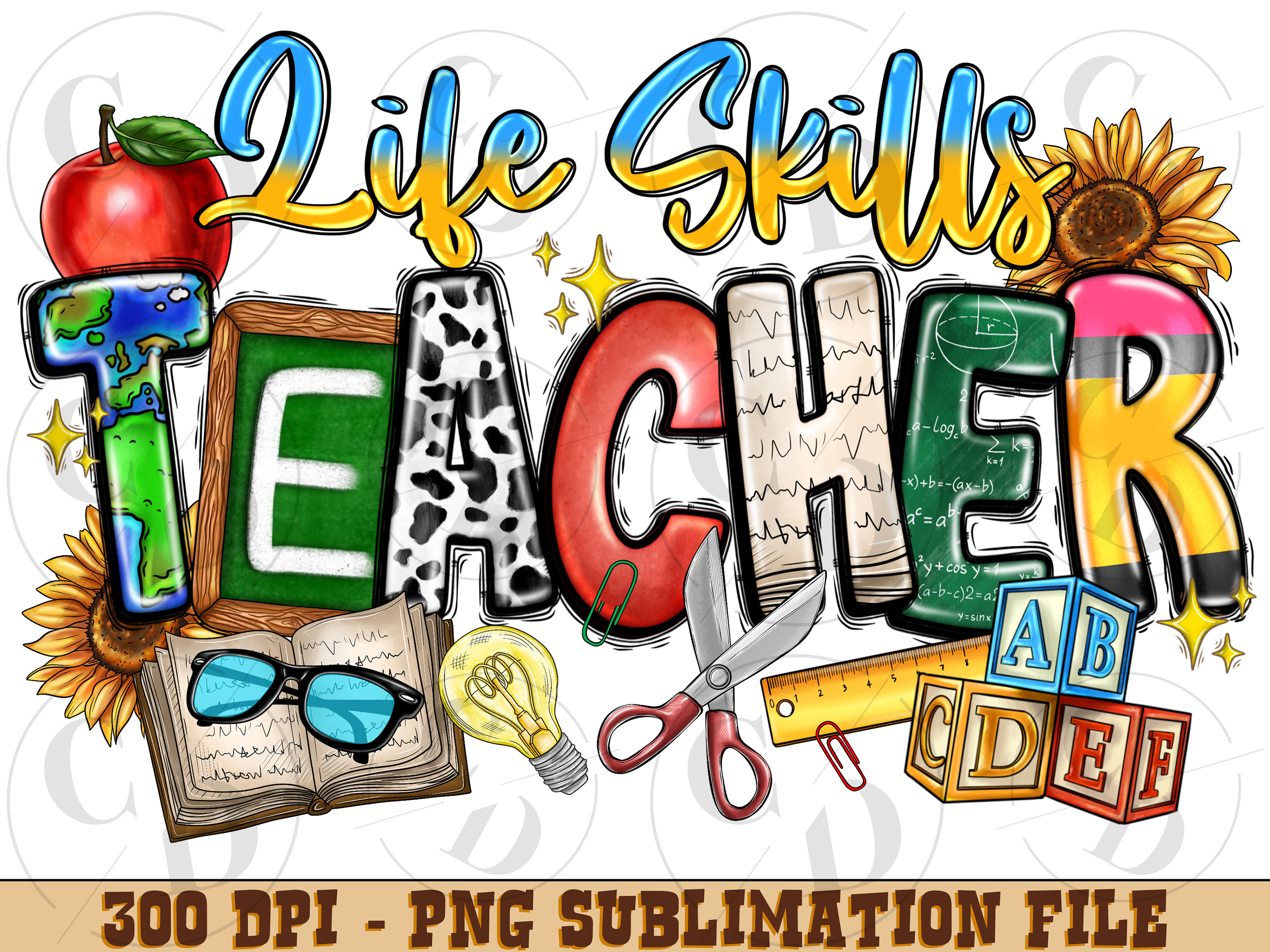 Life Skills Teacher Png Teacher Sublimation Designs Back to - Etsy