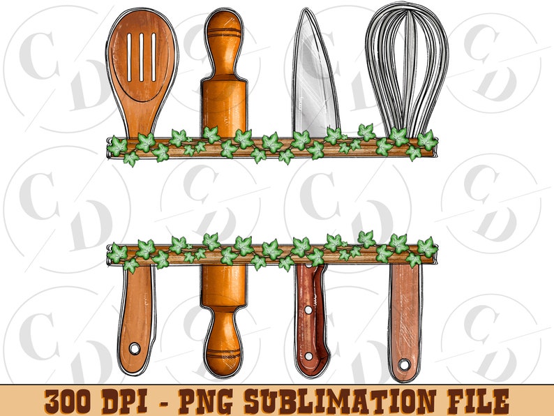 Customize Kitchen Tools Png Sublimation Design Personalized - Etsy