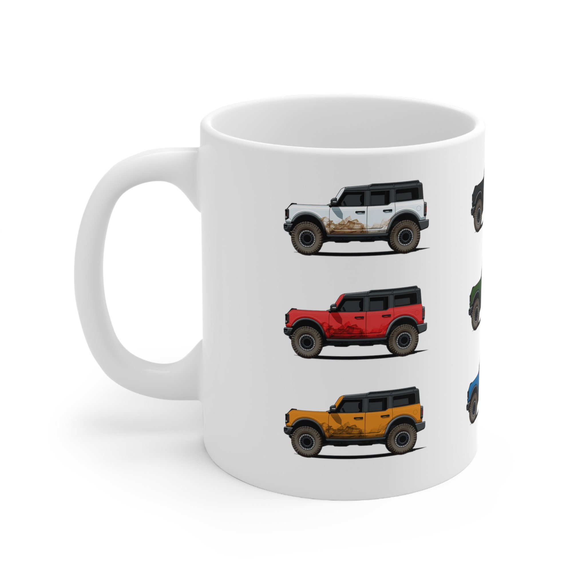 Ford Bronco Paint Colors - Ceramic Mug 11oz - Etsy
