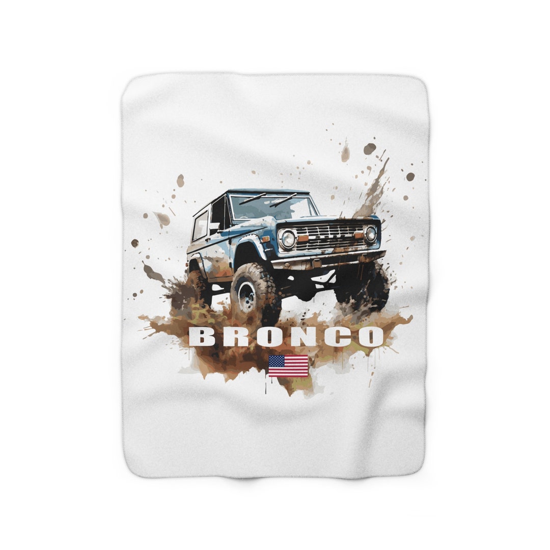 Ford Bronco Blanket Fleece Bronco America - Etsy