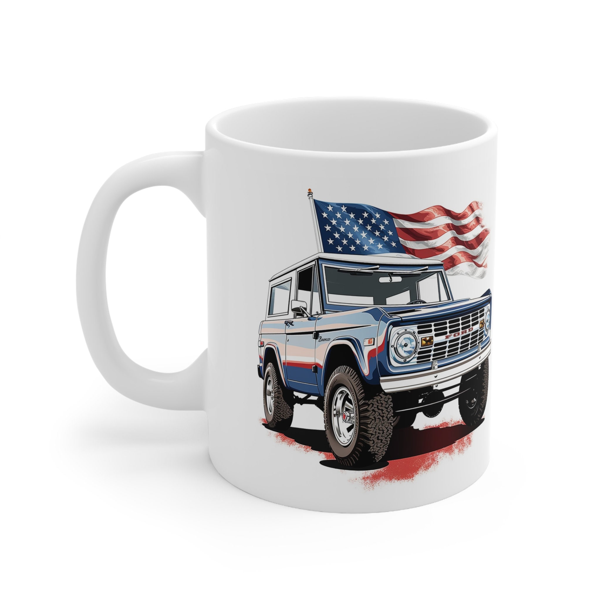 Ford Bronco Coffee Mug Ford Bronco Lovers Mug Retro Bronco Mug American ...