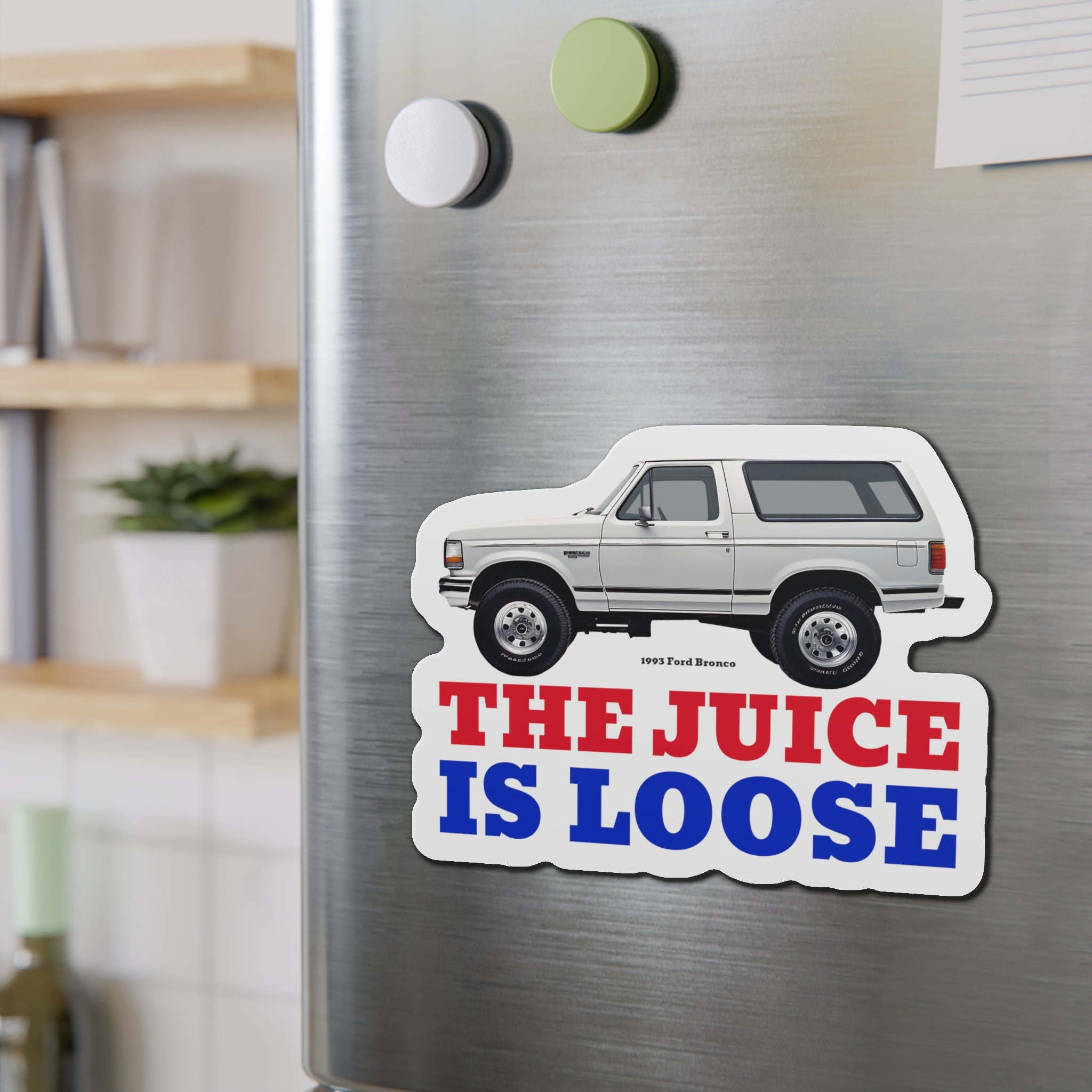 Ford Bronco Die-cut Magnets- Buffalo Bills the Juice is Loose - Etsy