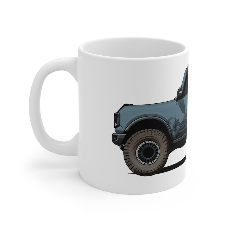 Ford Bronco Coffee Mug, Bronco Cup, Built in America - Area 51 Bronco ...