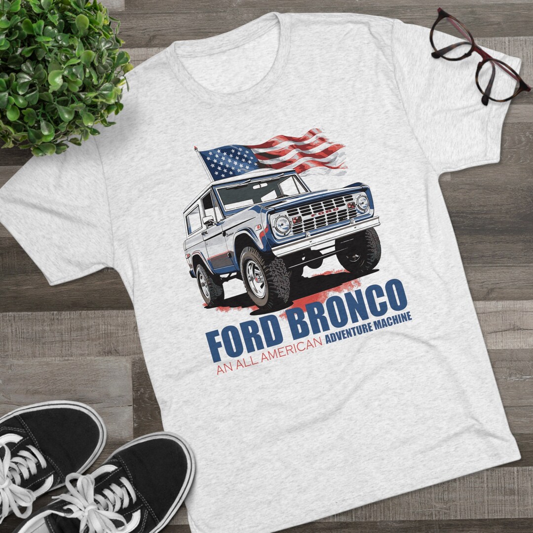 Ford Bronco Shirt, All American Adventure Machine - Etsy